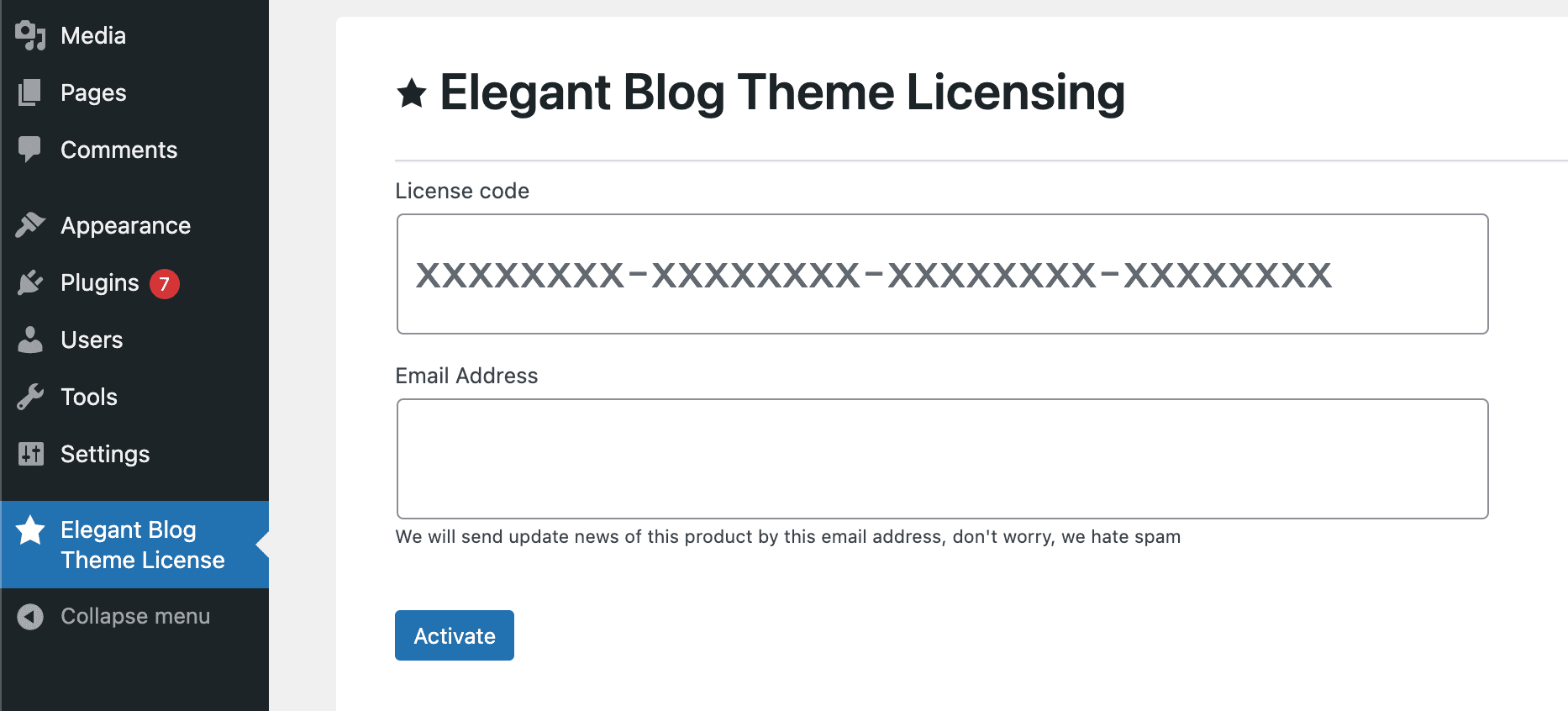 Elegant Recipe Blog Documentation - Elegant Blog Themes