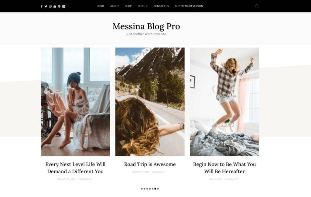 Creative & Elegant Blog Themes - Elegant Blog Themes