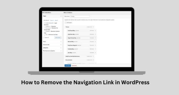 How To Remove The Navigation Link In WordPress | ET